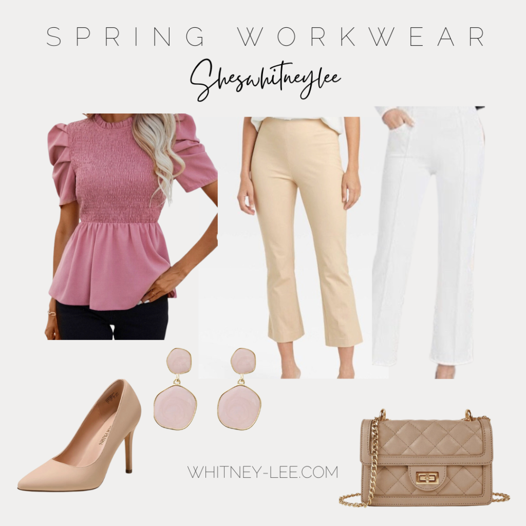 3 Spring Work Outfit Ideas - Whitney Lee